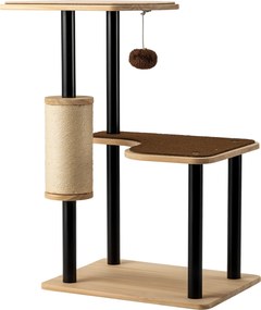 Škrabadlo pro kočky fudajo – 40 × 29,5 × 60 cm (65777)