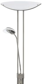 EGLO 85971 - Stmívatelná stojací lampa BAYA 1xR7s/230W+1xG9/33W matný chrom