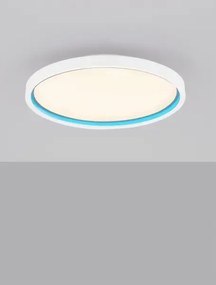 Moderní stropní svítidlo Chet RGB 39 s dálkovým ovládáním