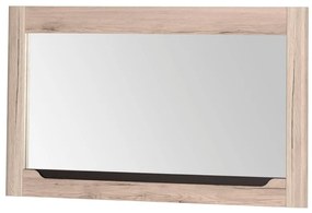 MAXIVA Zrcadlo - DESJO 30, 118 x 70 cm, dub san remo/hnědá