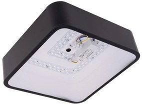 T-LED Černé LED stropní svítidlo hranaté 400x400mm 36W CCT