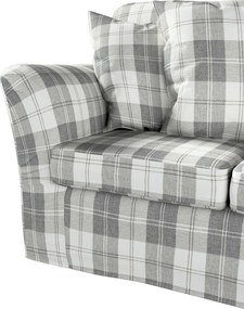Potah na pohovku IKEA  Tomelilla 3-místná nerozkládací barva šedá látka pletený vzor, vzorované