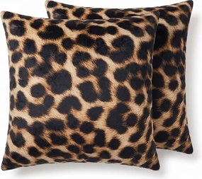 Sada 2 ks povlaků na polštářky LEOPARD GLAMOUR 45 x 45 cm