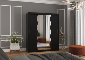 ADRK Furniture Posuvná skříň s zrcadlem KANSAS 180 ADRK-SW-KAN-B-180