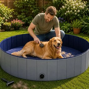 Skládací bazén pro psy 120 x 30 cm – 339 l