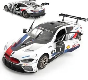 BMW M8 GTE stavebnice / Model auta / Měřítko 1:18 / 5x AA baterie / Od