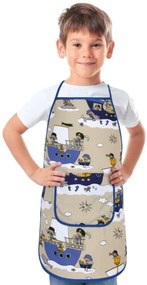 Bellatex Dětská zástěrka Námořník rozměr 37 x 47 cm, pro děti ve věku 3 - 5 let