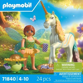 Playmobil 71840 sběratelský jednorožec duhová květina s vílou