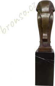 Sova – Číslovaná bronzová socha sovy ve stylu art deco od Johana Coenraada Altorfa