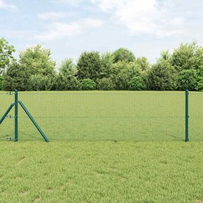 Zemní upevnění svařované drátěné ploty 100 x 0,4 m Zelená 3351776
