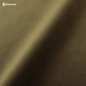 Olivově zelená sametová podnožka Milo Casa Santo