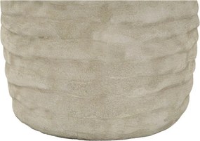 Světle šedá/krémová keramická stolní lampa s textilním stínidlem (výška 73 cm) Lima – Mauro Ferretti