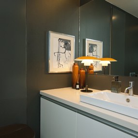 Stolní lampa PH 3½-2½, Black metallised – LOUIS POULSEN