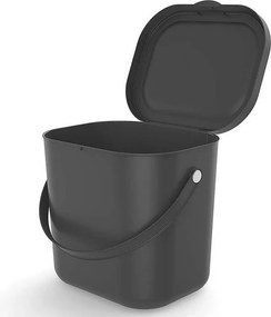 Koš na tříděný odpad ALBULA šedý 6 l