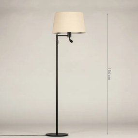 Stojací designová béžová lampa La Scale Crema Nuo and Black