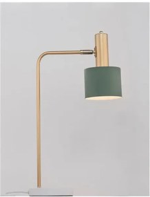 Rustikální stolní lampa Paz mint