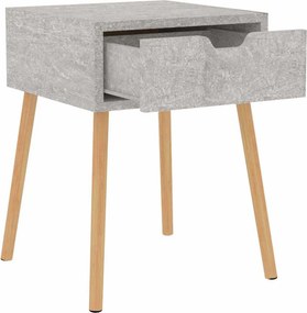 Noční stolky 2 ks betonově šedé 40x40x56 cm kompozitní dřevo 326804