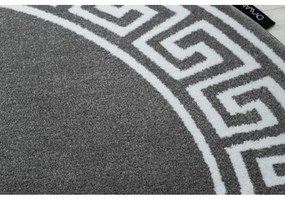 Kulatý koberec HAMPTON Grecos Řecký, šedý velikost kruh 140 cm | krásné koberce cz