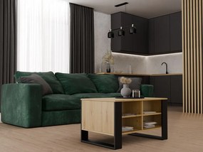 Konferenční stolek LAWA Modern 4P Slim II dub artisan/černý