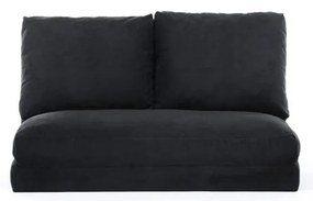 Černá rozkládací pohovka 120 cm Taida – Balcab Home