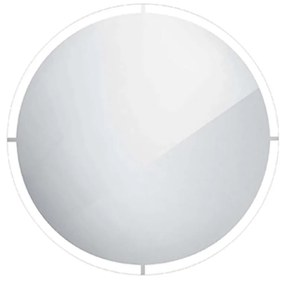 Nimco - Zrcadlo s LED osvětlením, průměr 60 cm, hliník ZP 24000R