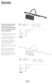 Redo 01-3466 - LED Obrazové svítidlo KENDO LED/11W/230V 51,4 cm CRI 92 bílá