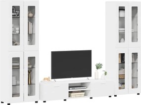 Sestava TV skříněk FLORIN 3 ks Bílá Kompozitní dřevo 3397984