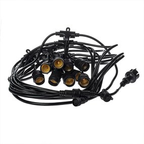 LED světelný řetěz Basic1, 15m, (bez žárovek), b