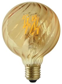 Polux | LED žárovka VINTAGE AMBER E27/4W/230V G95 | SA0781