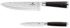 2dílná sada kuchyňských nožů BLACK WOOD 20635