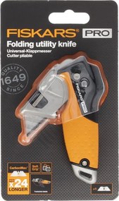 Nůž FISKARS CARBONMAX univerzální skládací 19 cm 1027224 10087