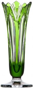 Váza  Lotos, barva zelená, výška 175 mm