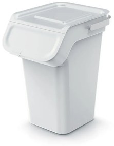 Odpadkový koš s filtrem KADDI 25 L popelavě šedý