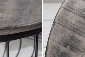 Konferenční stolek Factory Loft 56cm šedá mango / 39672