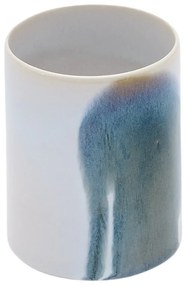 Modro-bílý keramický hrnek Kave Home Vejer 400 ml