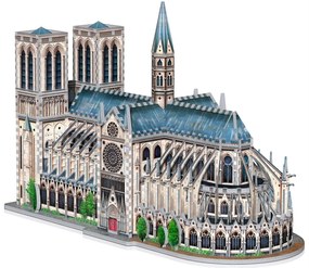 3d puzzle wrebbit 3d puzzle katedrála notre-dame 830 dílků