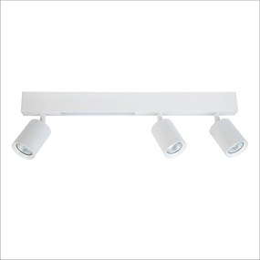 Stropní svítidlo Magnet, 3x bílé kovové stínítko + 1x LED 5W, w