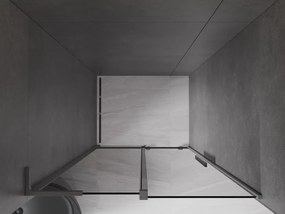 Mexen Velar L, posuvné sprchové dveře do otvoru 90 cm, 8mm šedé sklo, grafit broušený, 871-090-003-41-66