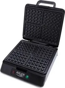 Adler AD 3036 černá / Vaflovač / 1500 W / nepřilnavé plochy