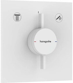 Hansgrohe DuoTurn E - Baterie pod omítku pro 2 spotřebiče, bílá matná 75417700