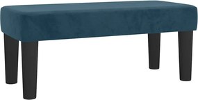 Box spring postel s matrací tmavě modrá 80 x 200 cm samet 3137873