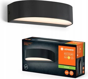 Zahradní lampa Venkovní Led fasádní nástěnné svítidlo 7.6W 450lm 3000K IP65 Šedá