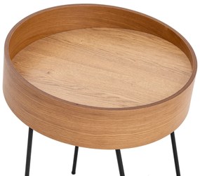 Kalune design Odkládací stolek ILO hnědý