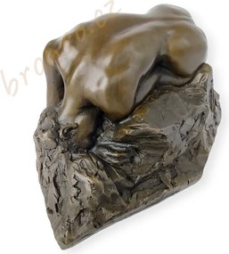 Danaid – La Danaide – A. Rodin, bronzová socha, klasické umělecké dílo