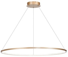 LED Lustr na lanku SATURNO LED/57W/230V pr. 100 cm IP44 zlatá