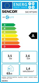 Mobilní klimatizace Sencor SAC MT1241C