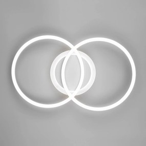 LED stropní světlo Venida kruhový design bílá