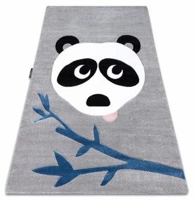 Dětský kusový koberec Panda šedý 140x190cm