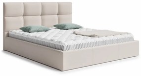 Hector Čalouněná postel Brayden 160 x 200 cm béžová