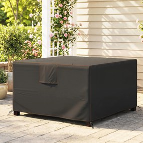 Ochranný kryt na zahradní nábytek Zimní nepromokavý kryt Anti-UV plachta 420D Oxford tkanina 125x125x74cm černá